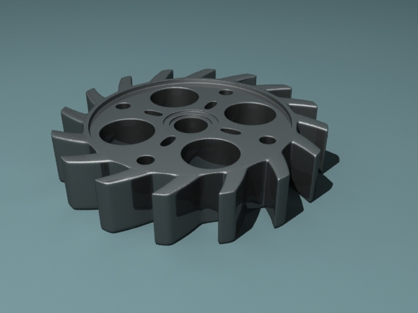 3ds max gear industrial