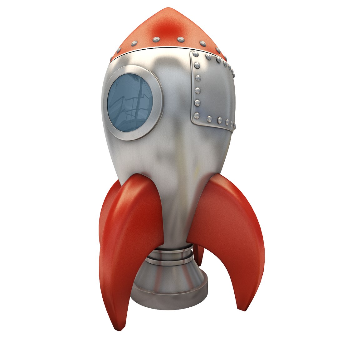 Cartoon Rocket Max