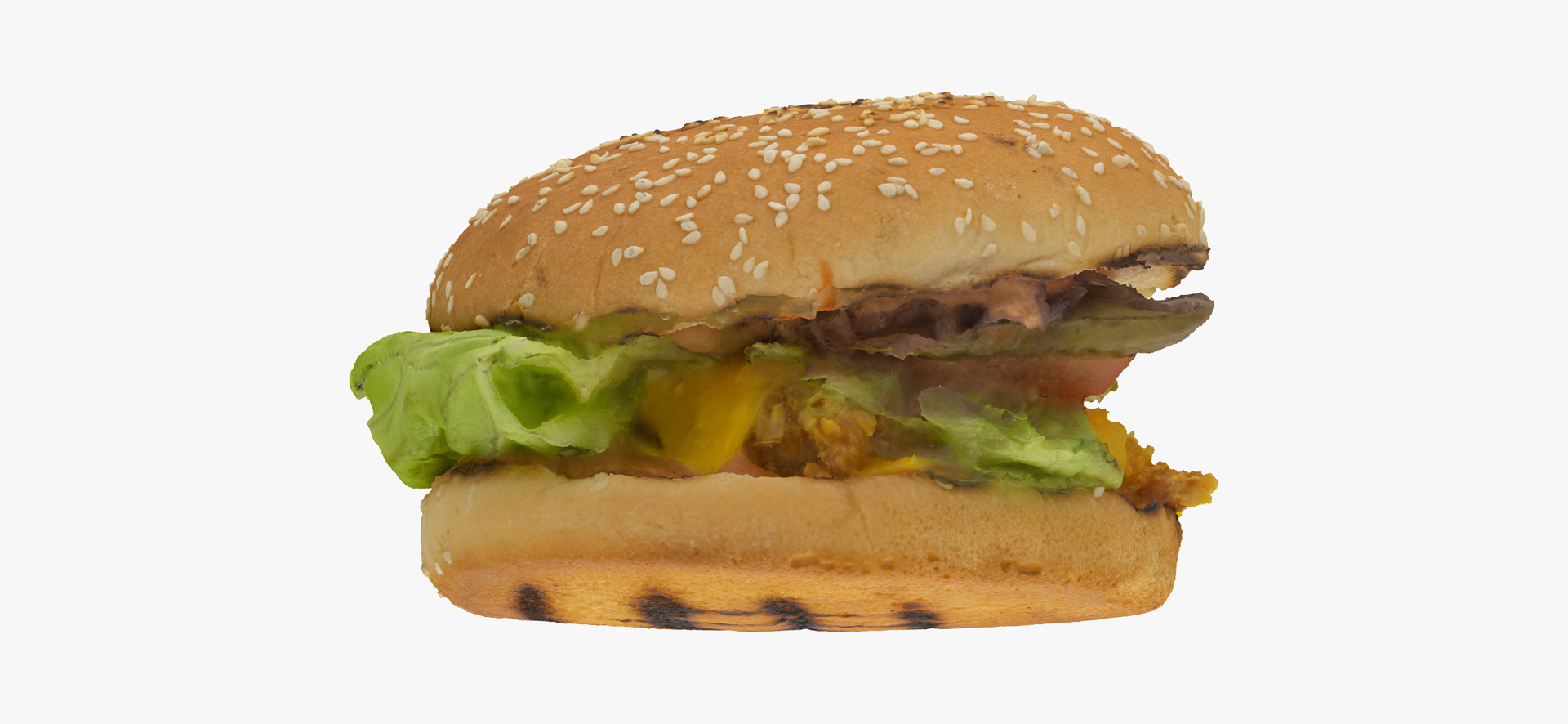 Chicken burger 01 raw 3D model - TurboSquid 1674929