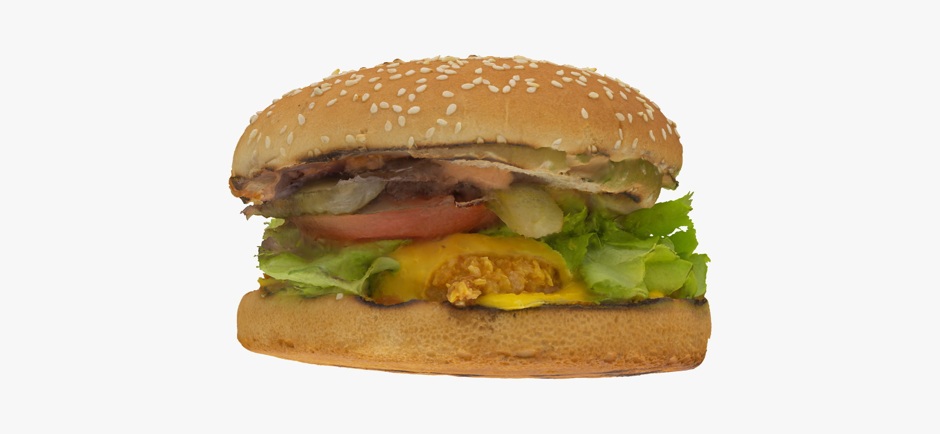 Chicken burger 01 raw 3D model - TurboSquid 1674929