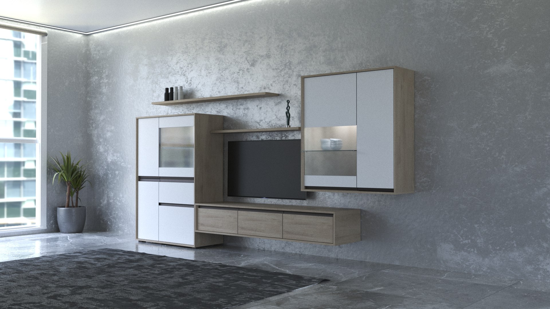 3D Living room modules collection LEON 2 - TurboSquid 1814245