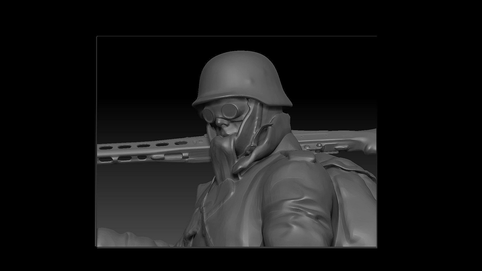 WW2 German Machine Gunner 3D - TurboSquid 2283542