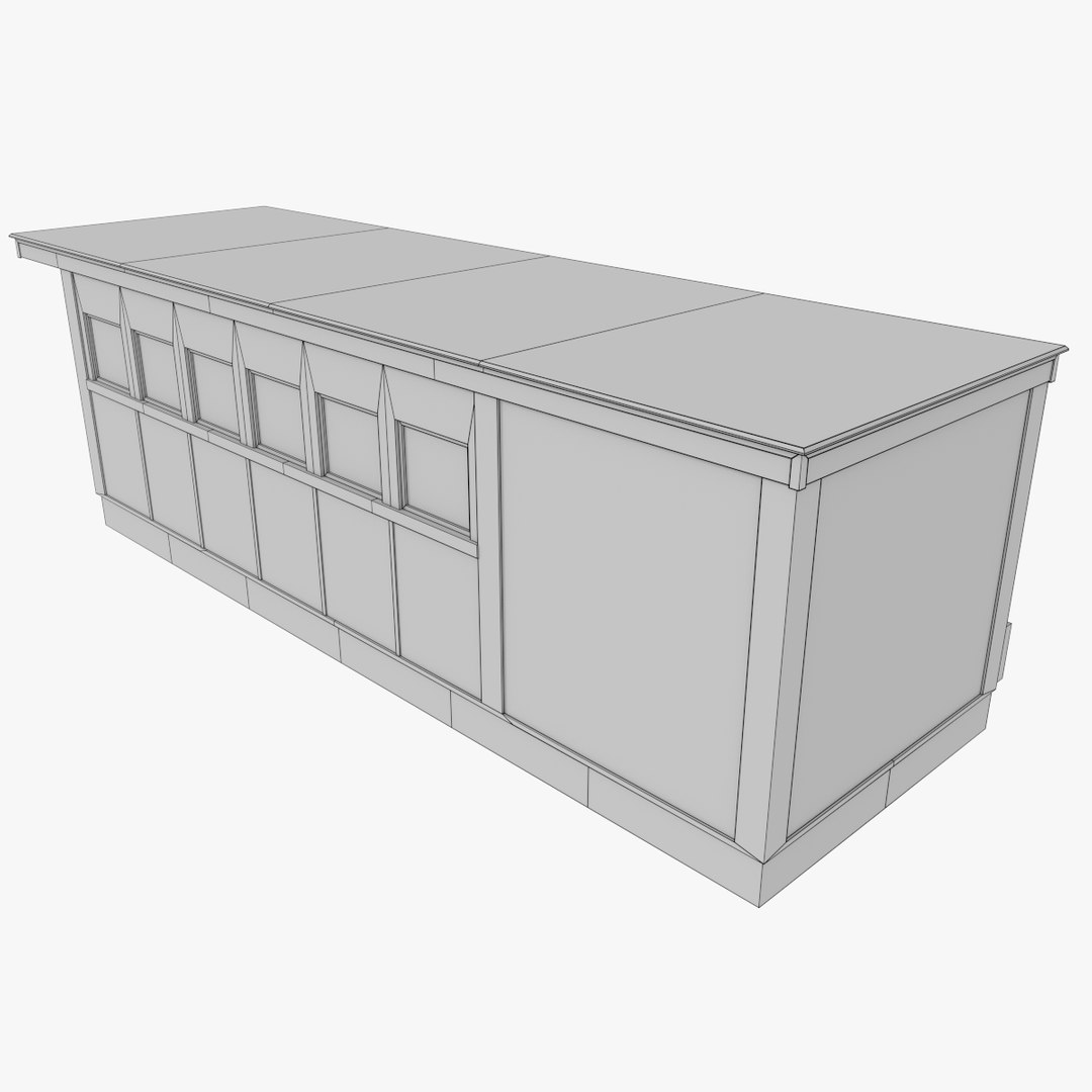 3d model diner real scale