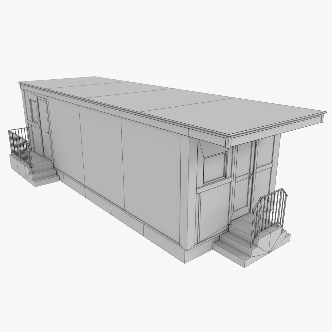 3d model diner real scale