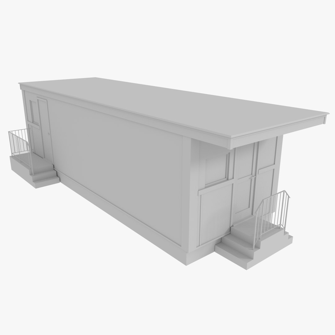 3d model diner real scale