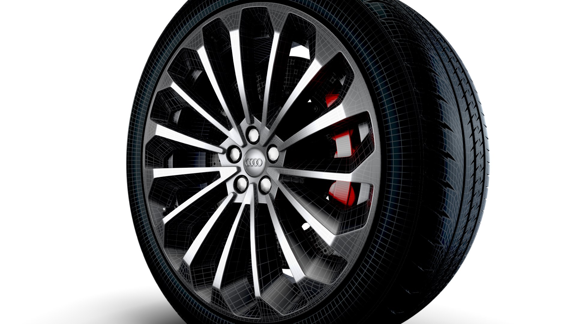 3D Audi E Tron Wheel Model - TurboSquid 2021698