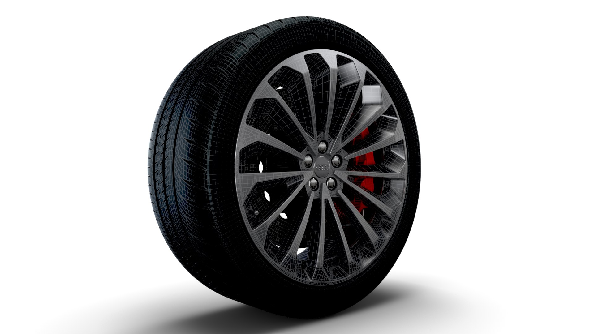 3D Audi E Tron Wheel Model - TurboSquid 2021698