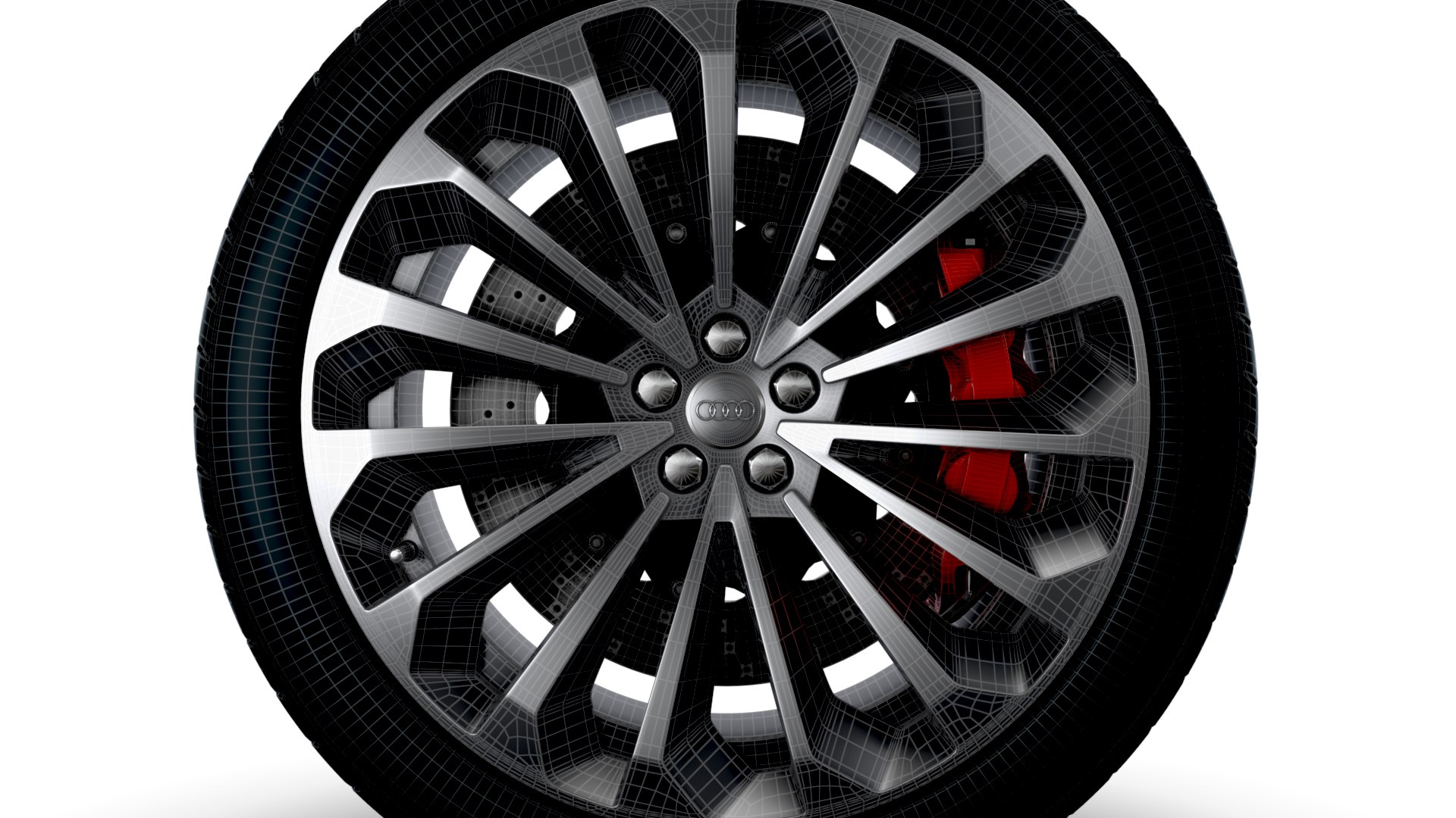 3D Audi E Tron Wheel Model - TurboSquid 2021698