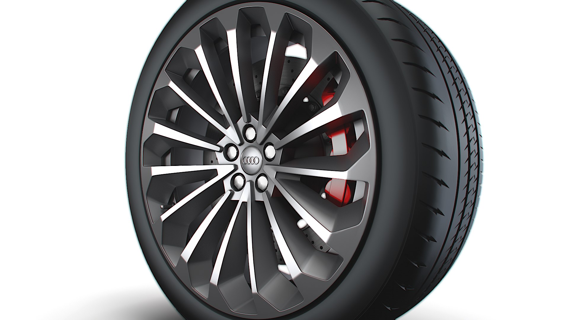 3D Audi E Tron Wheel Model - TurboSquid 2021698