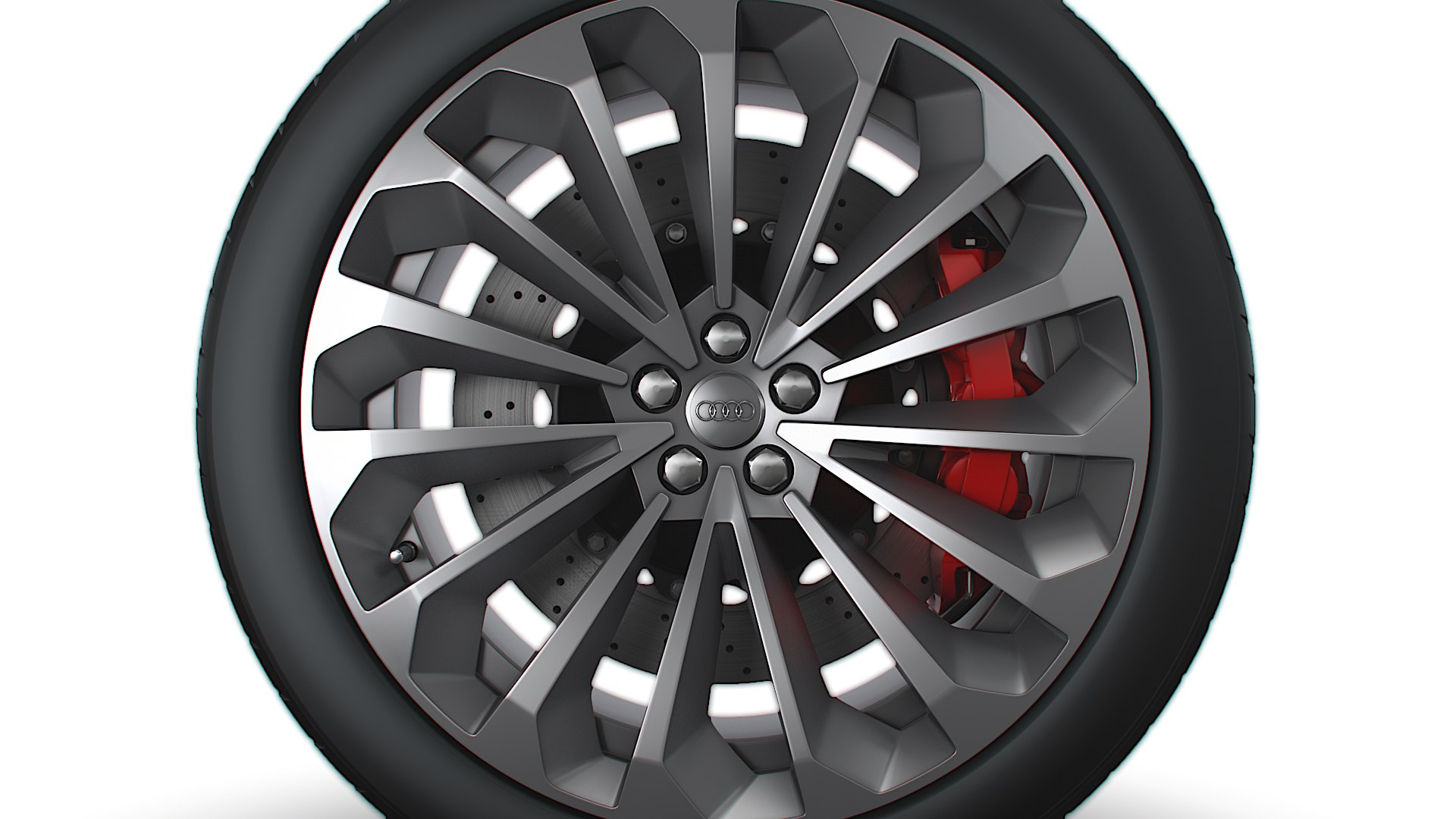 3D Audi E Tron Wheel Model - TurboSquid 2021698