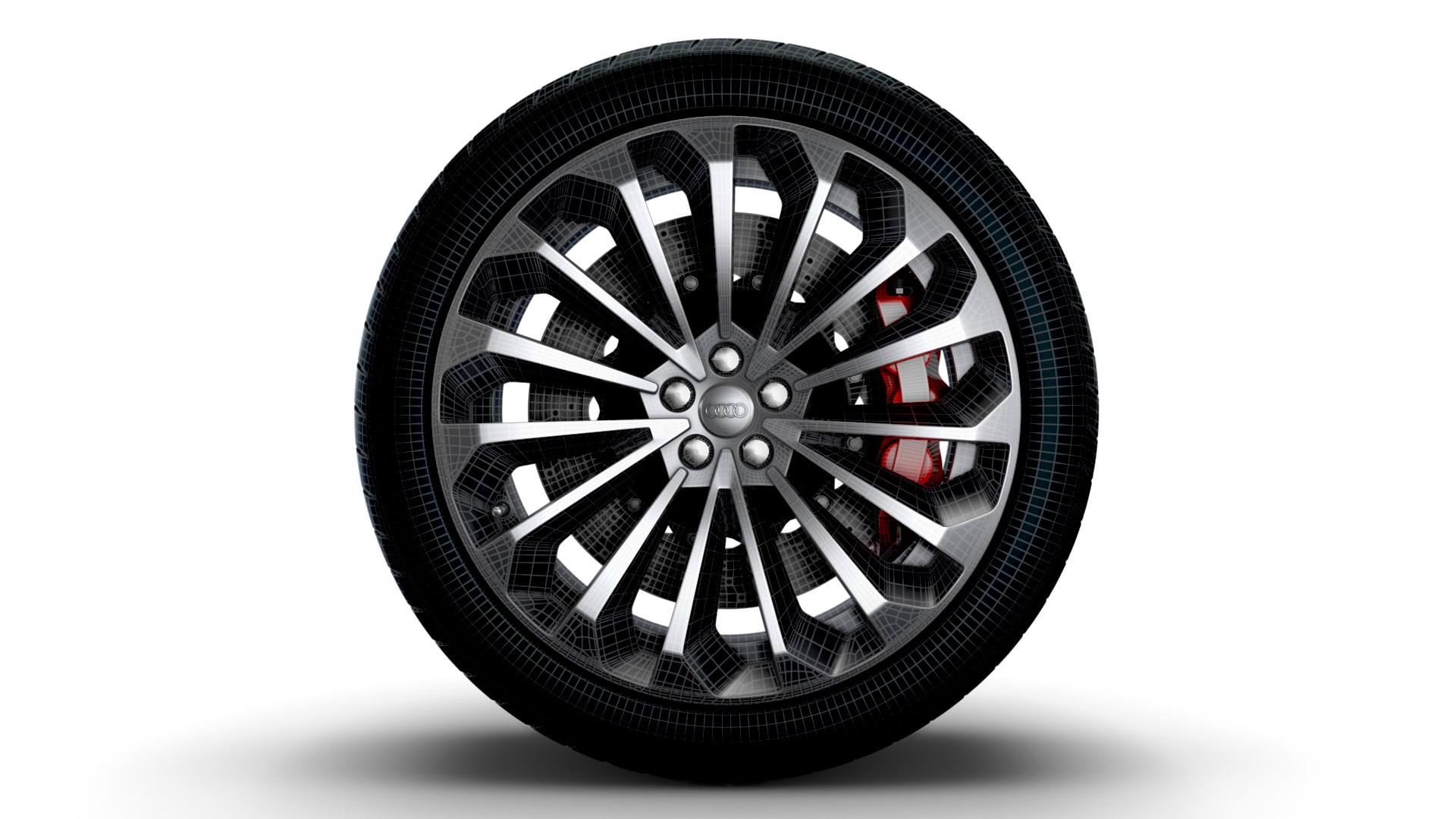 3D Audi E Tron Wheel Model - TurboSquid 2021698