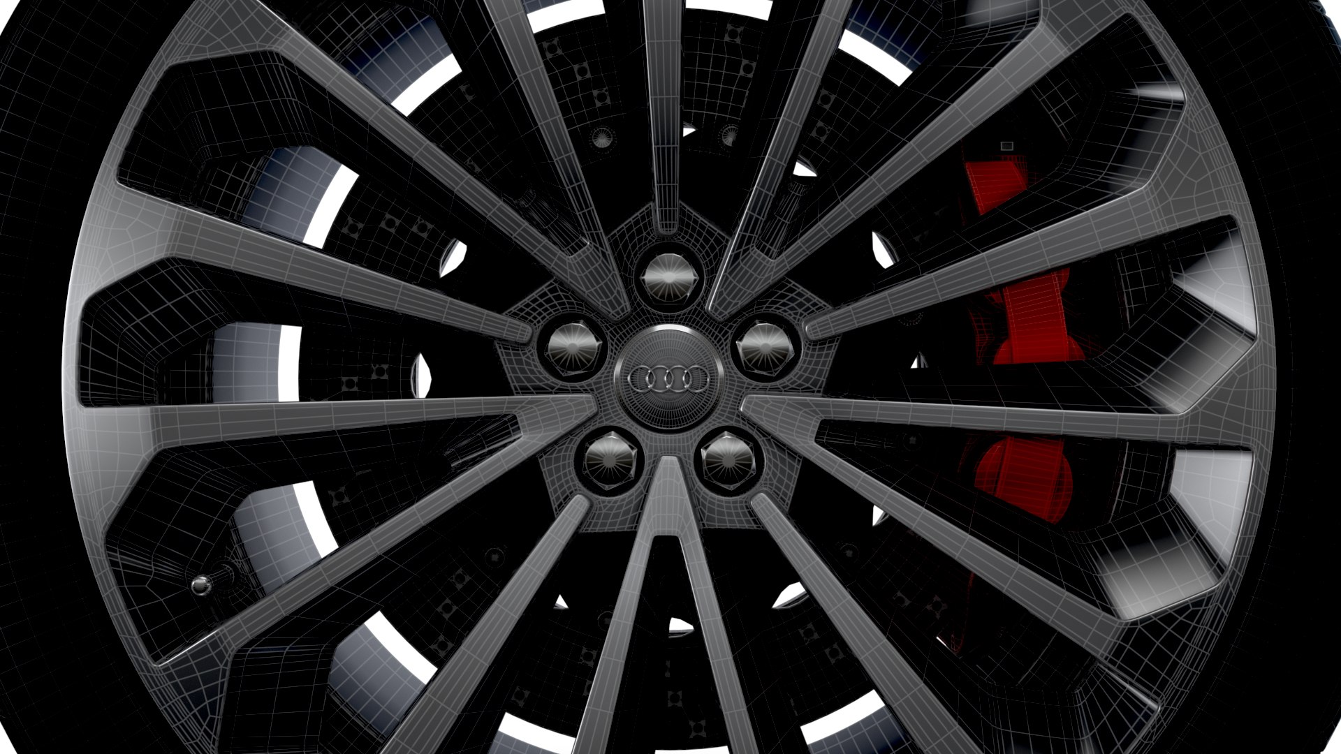 3D Audi E Tron Wheel Model - TurboSquid 2021698