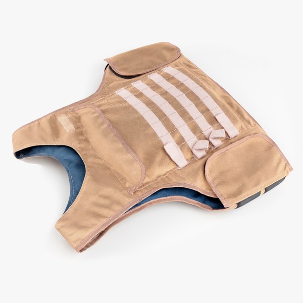 modelo 3d Body armour bulletproof vest armor camouflage uniform ...