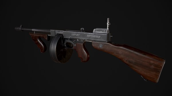Tommy Gun 3D Models for Download | TurboSquid