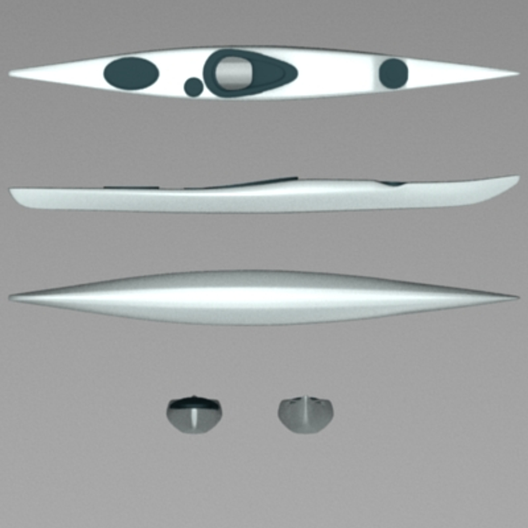 3d dxf canoe