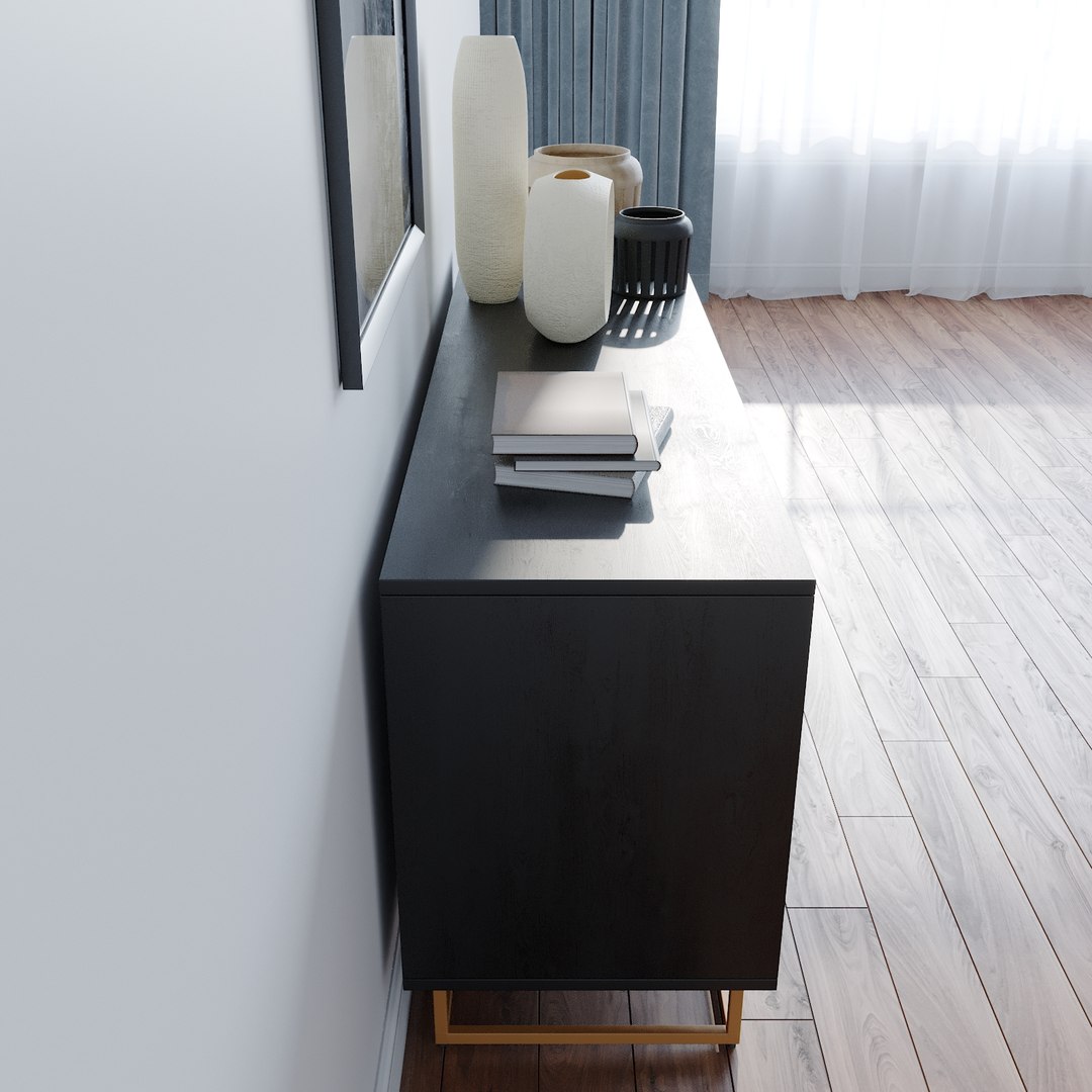 Media Console 3D Model - TurboSquid 1594954