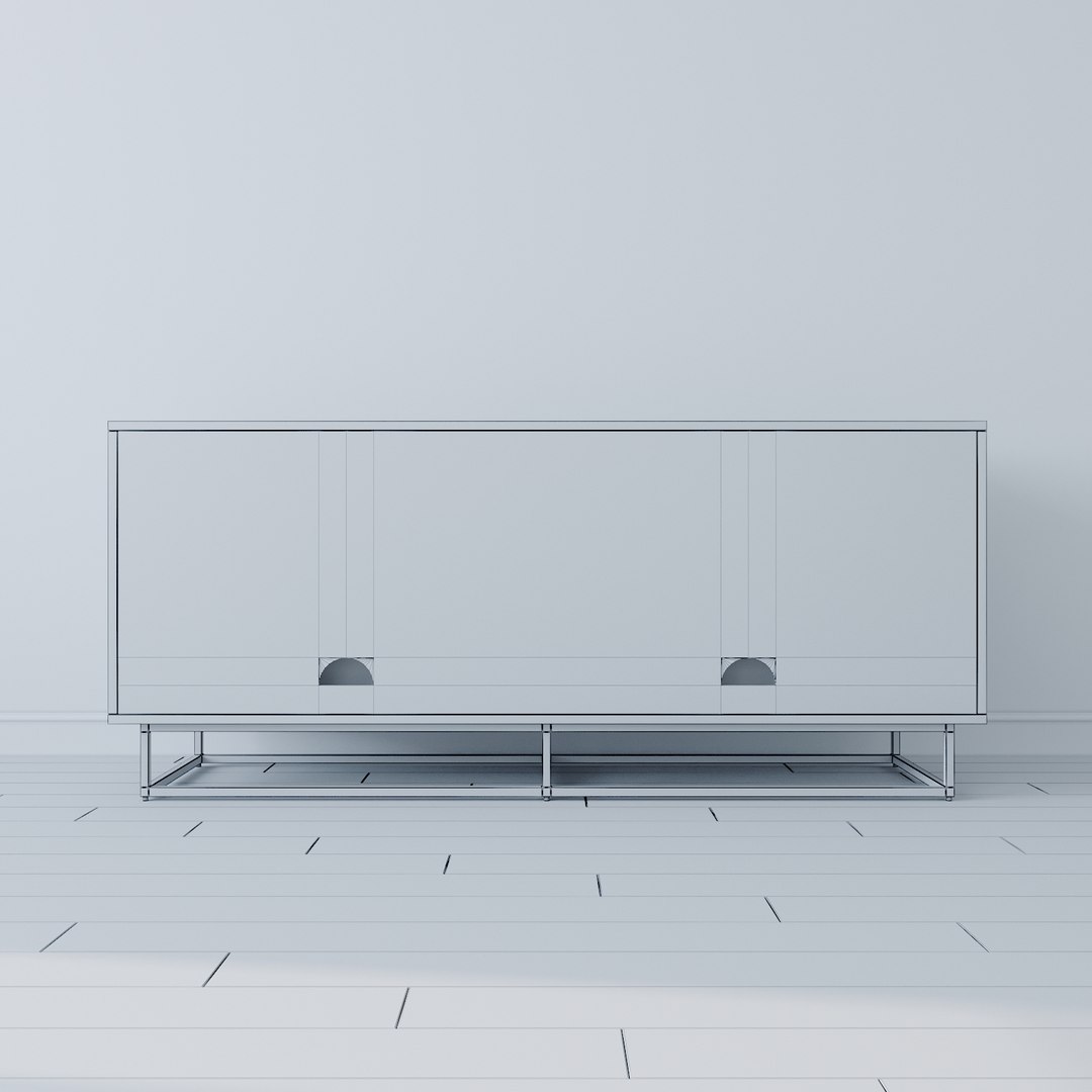 Media Console 3D Model - TurboSquid 1594954