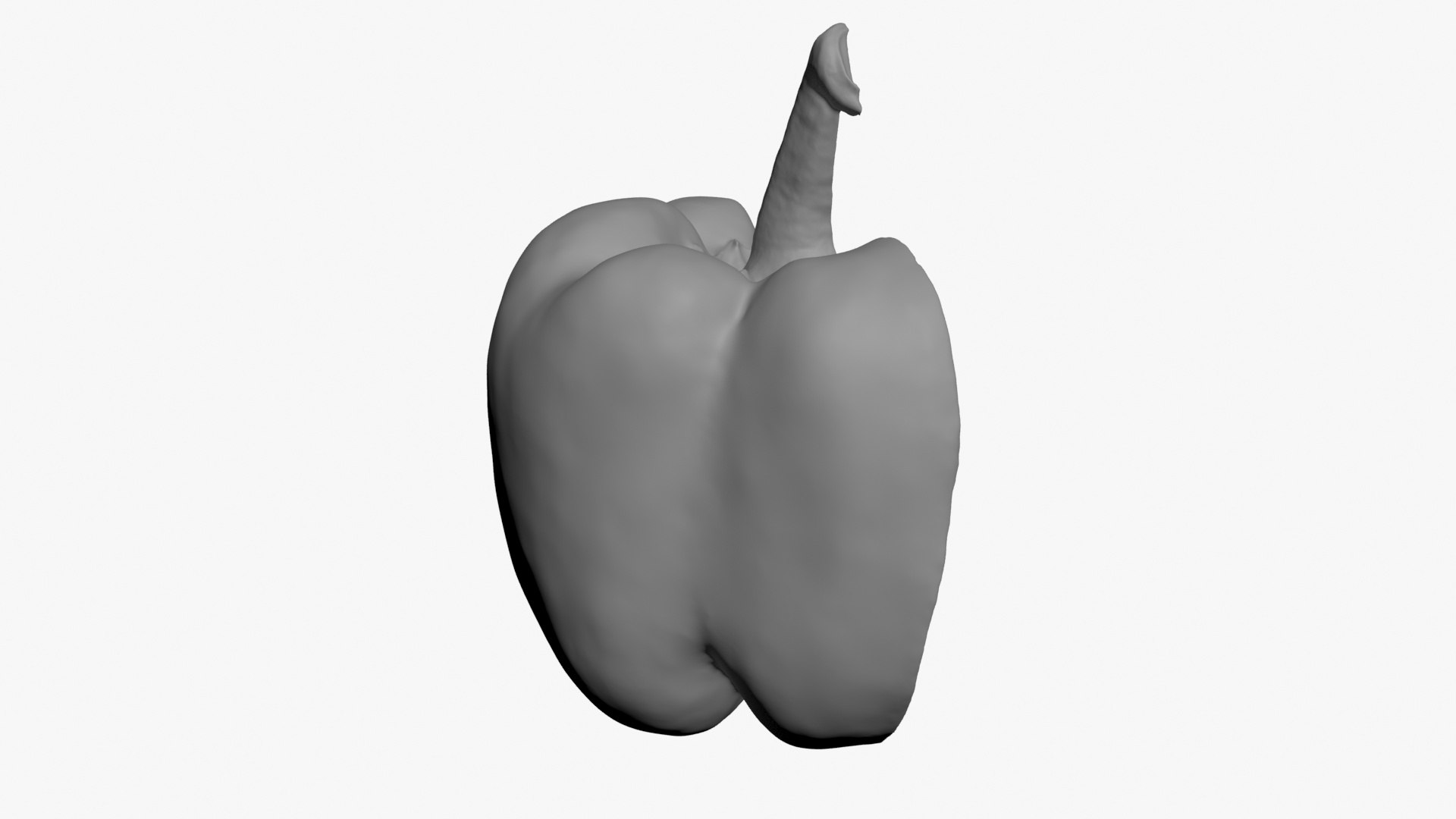 Bell Pepper Half Scan Model - TurboSquid 2262736