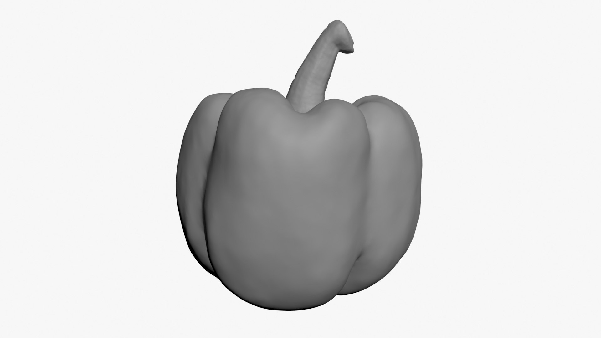 Bell Pepper Half Scan Model - TurboSquid 2262736