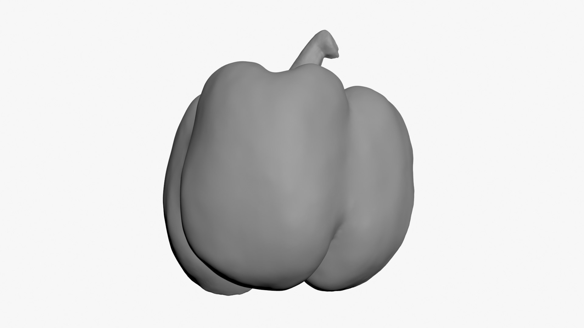 Bell Pepper Half Scan Model - TurboSquid 2262736