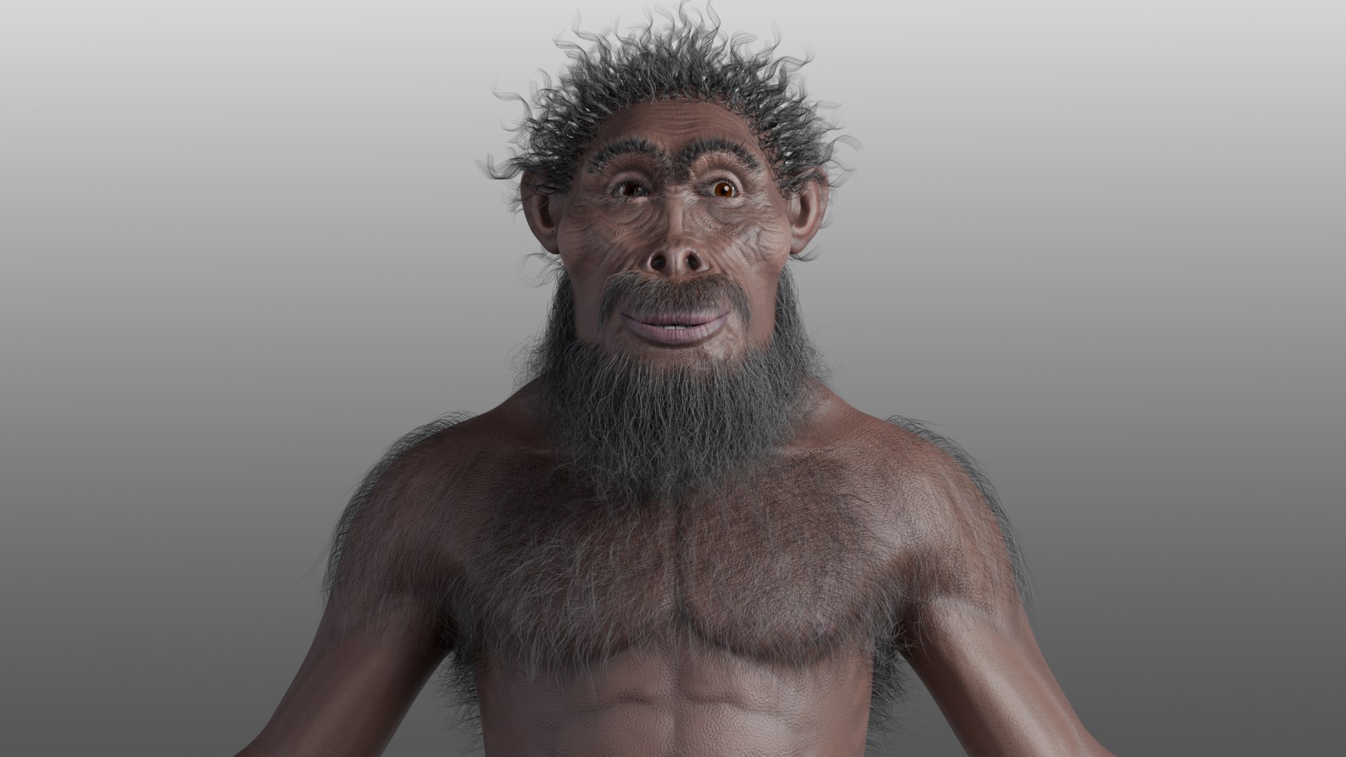 3D Australopithecus Afarensis Model - TurboSquid 2314984