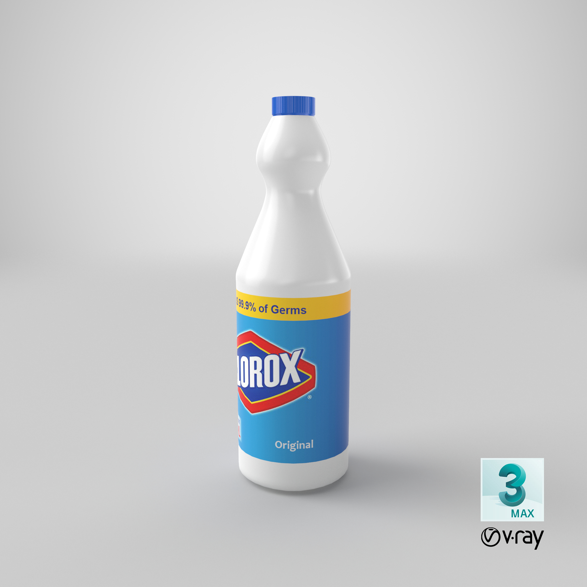 modelo 3d Botella de Clorox - TurboSquid 1556765