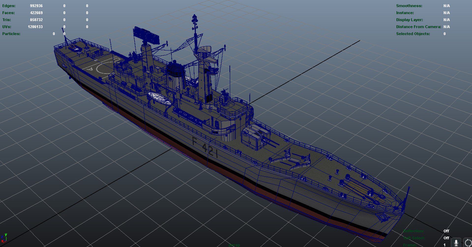 3D leander class frigates - TurboSquid 1331687