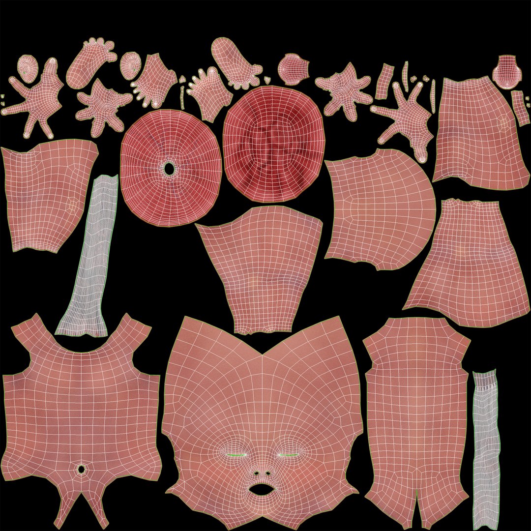 3D Fetus Week 33 - TurboSquid 1224399