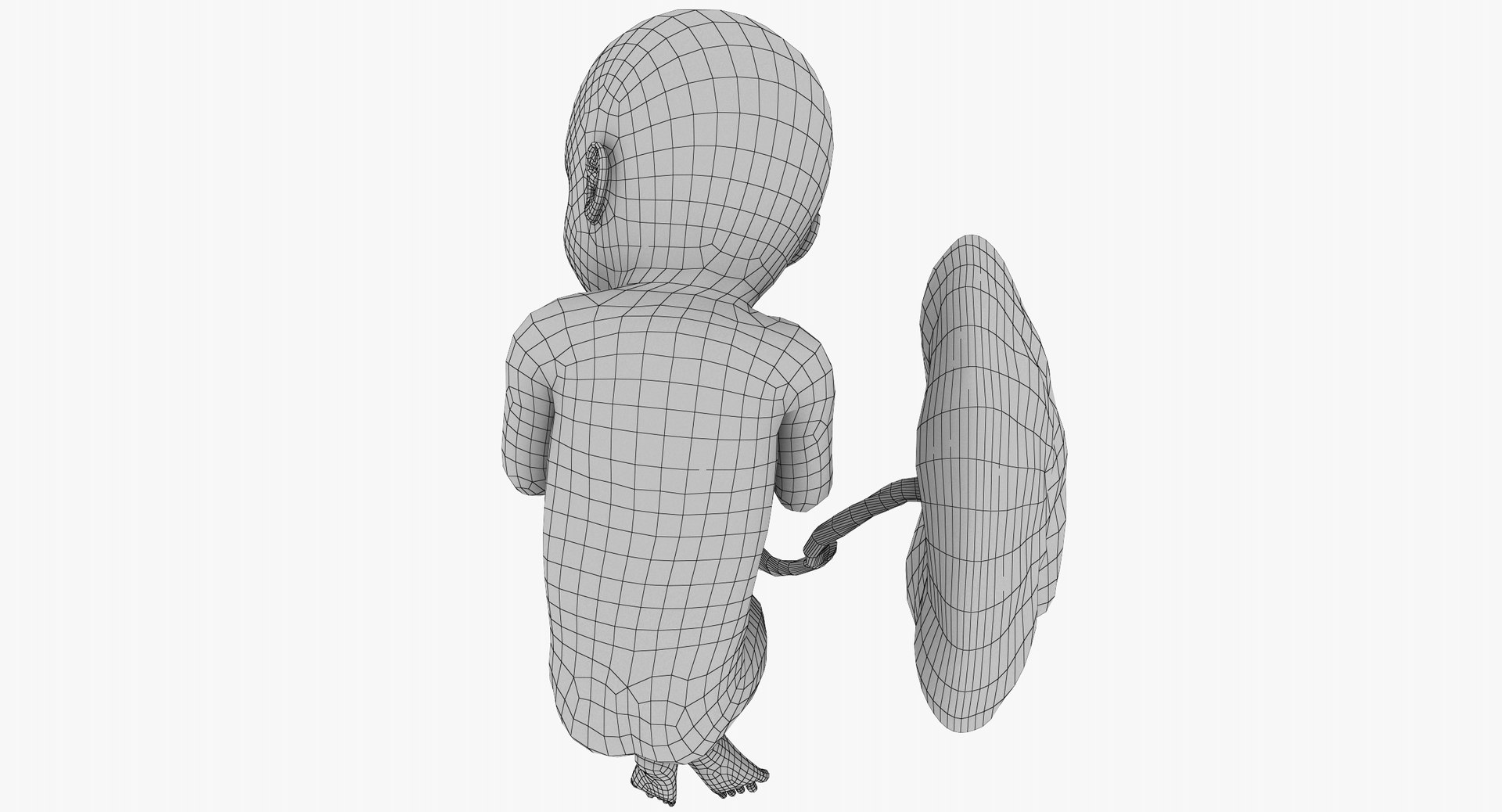 3D Fetus Week 33 - TurboSquid 1224399