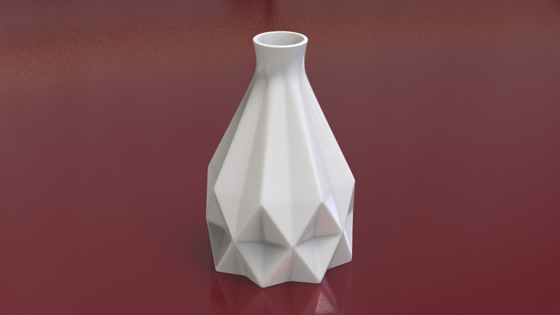 Polygonal Vase 3D Model - TurboSquid 2356156