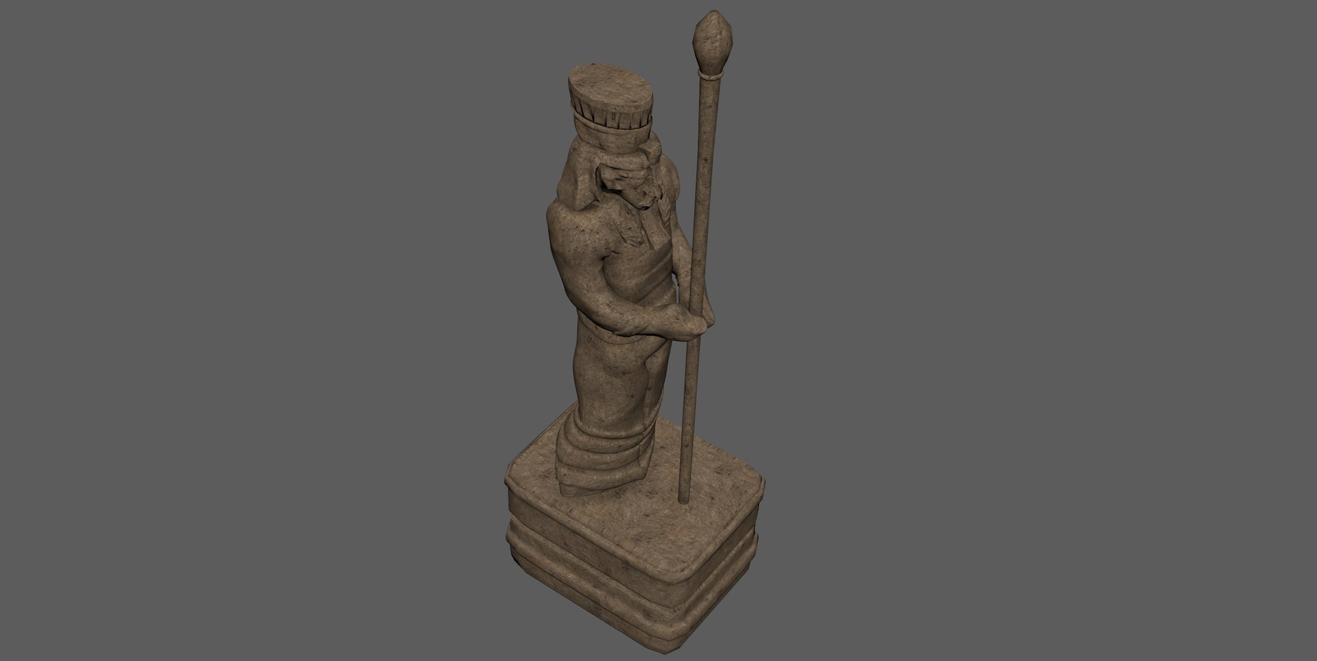 Free Fantasy Egyptian Statue 3D Model - TurboSquid 2246070