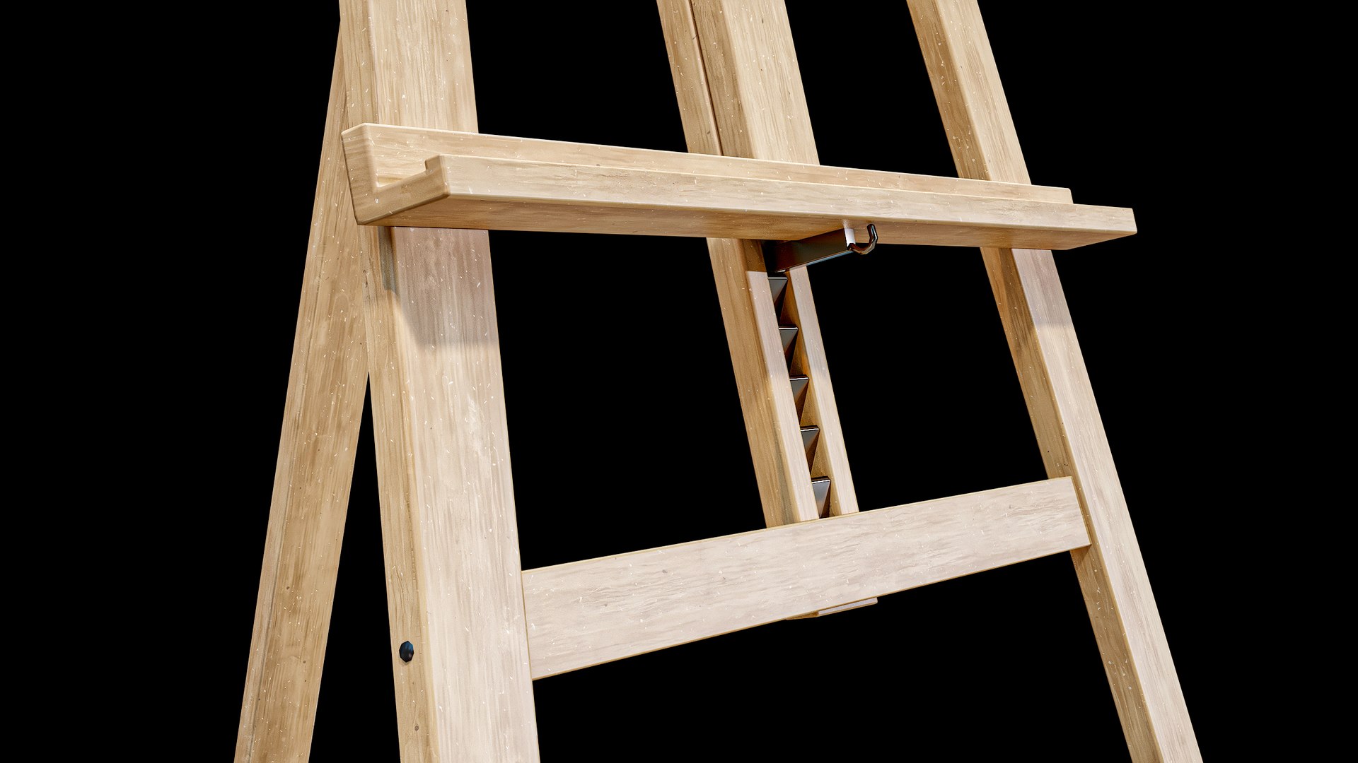Easel Type 1 8K PBR 3D Model - TurboSquid 2286274
