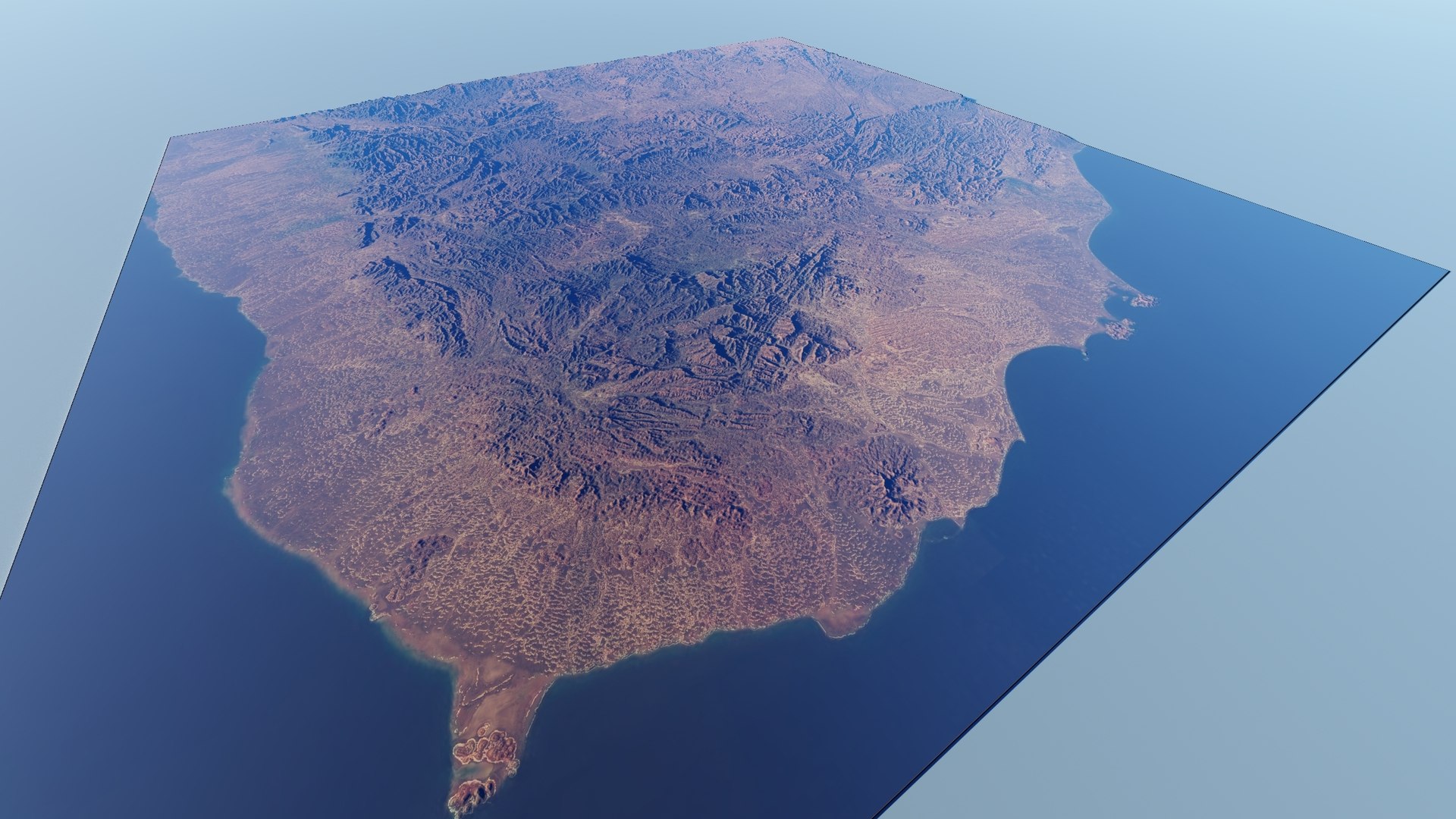 3D Model Real World Terrain Steppe 5 - TurboSquid 2201028