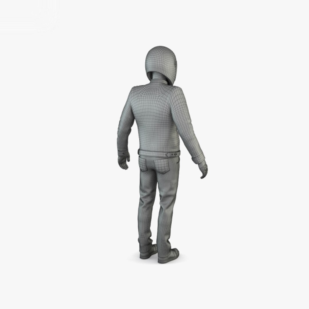 Urban rider motorcycle model - TurboSquid 1569696