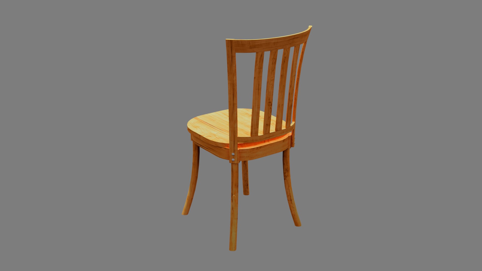 3D Model Classic Wood Chair - TurboSquid 1796638