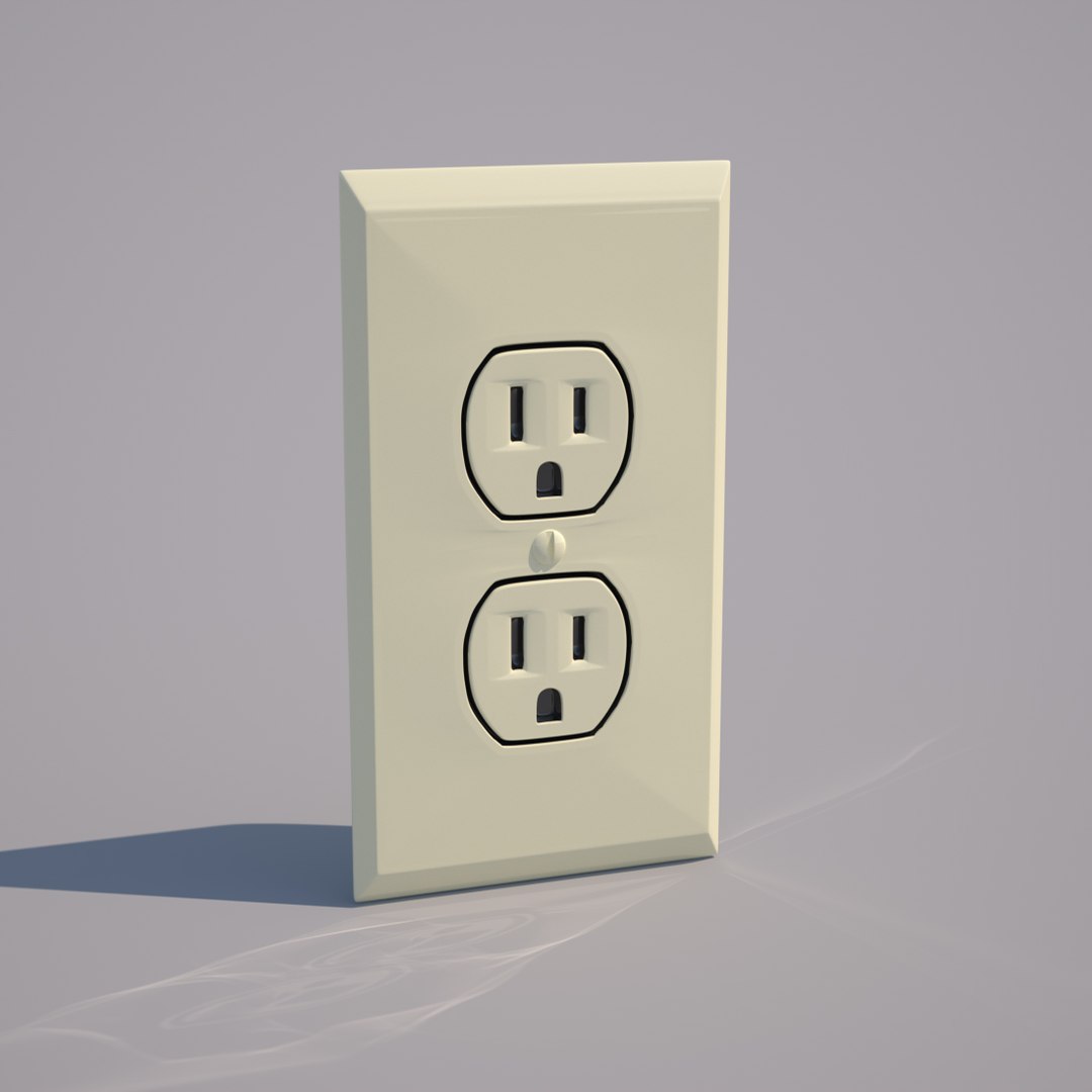 Power Outlet 3d Model