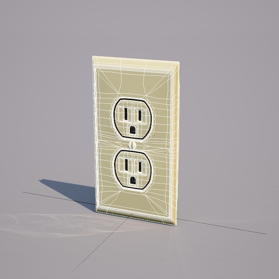 Power Outlet 3d Model
