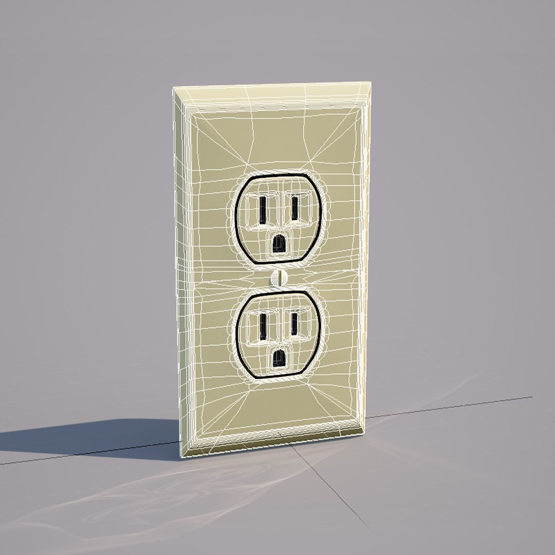 Power Outlet 3d Model