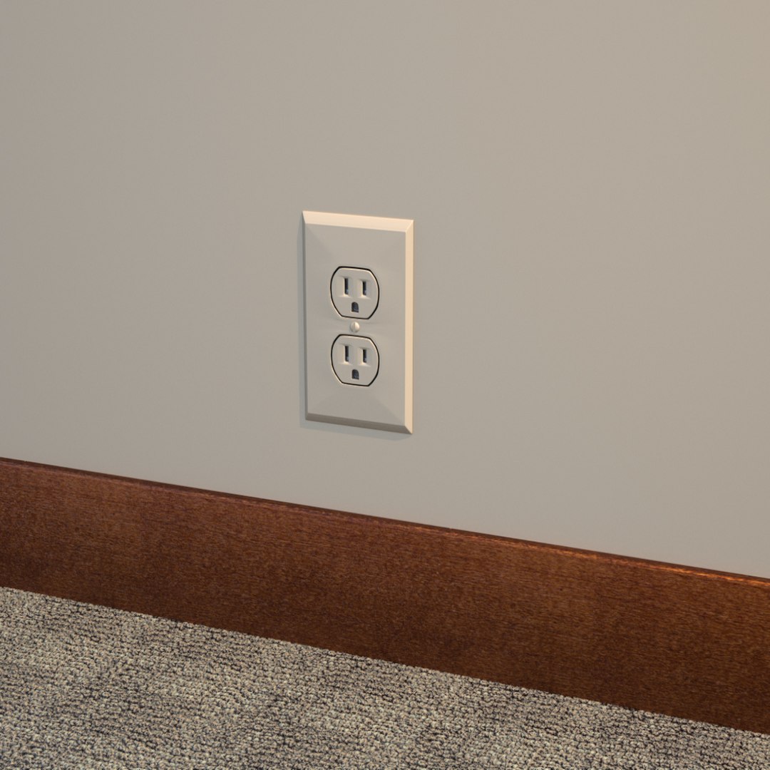 Power Outlet 3d Model