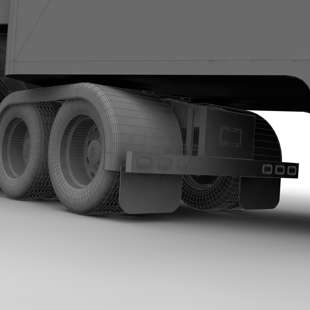 3d Truck Trailer Atds Model