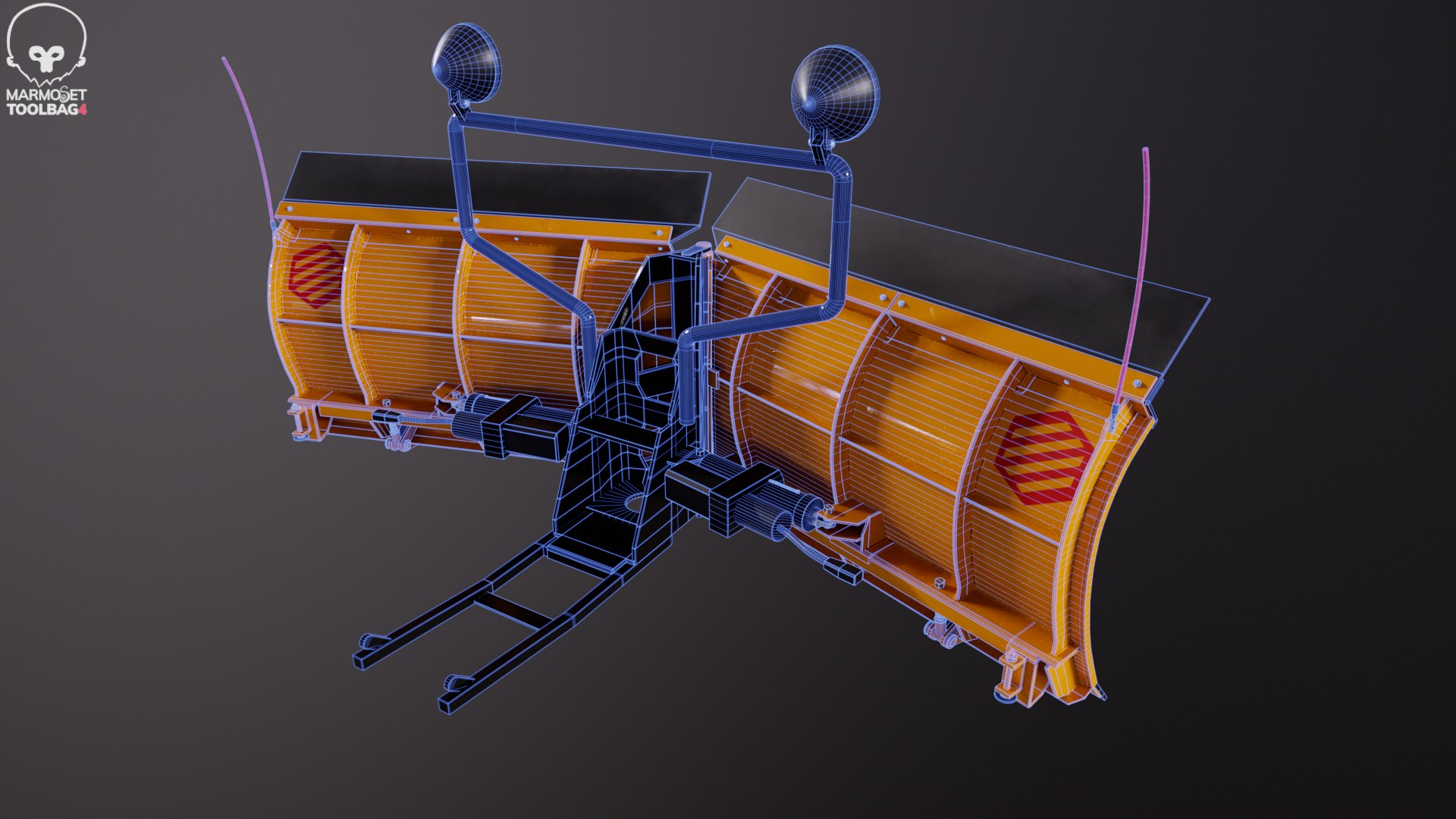 Snowplow V Blade 3D - TurboSquid 2325958