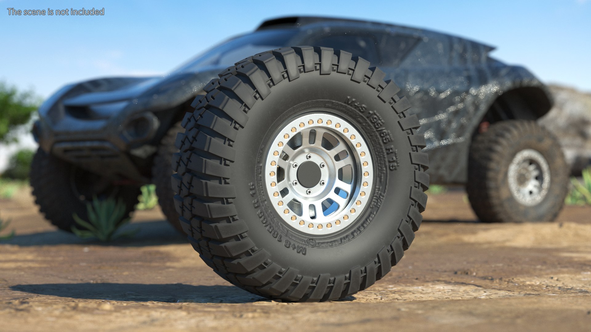 3D Off Road Racing Wheel - TurboSquid 1908135