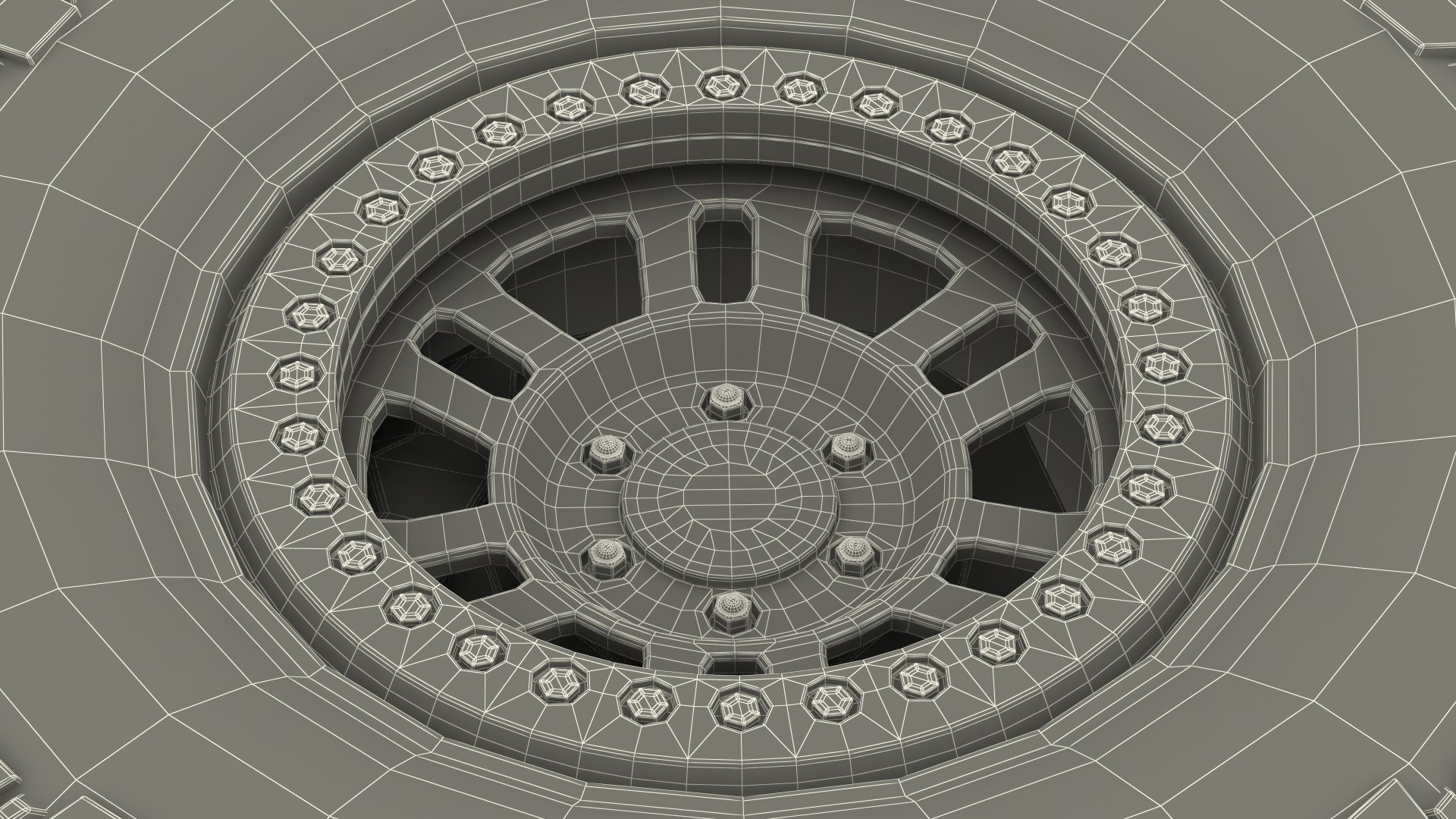 3D Off Road Racing Wheel - TurboSquid 1908135