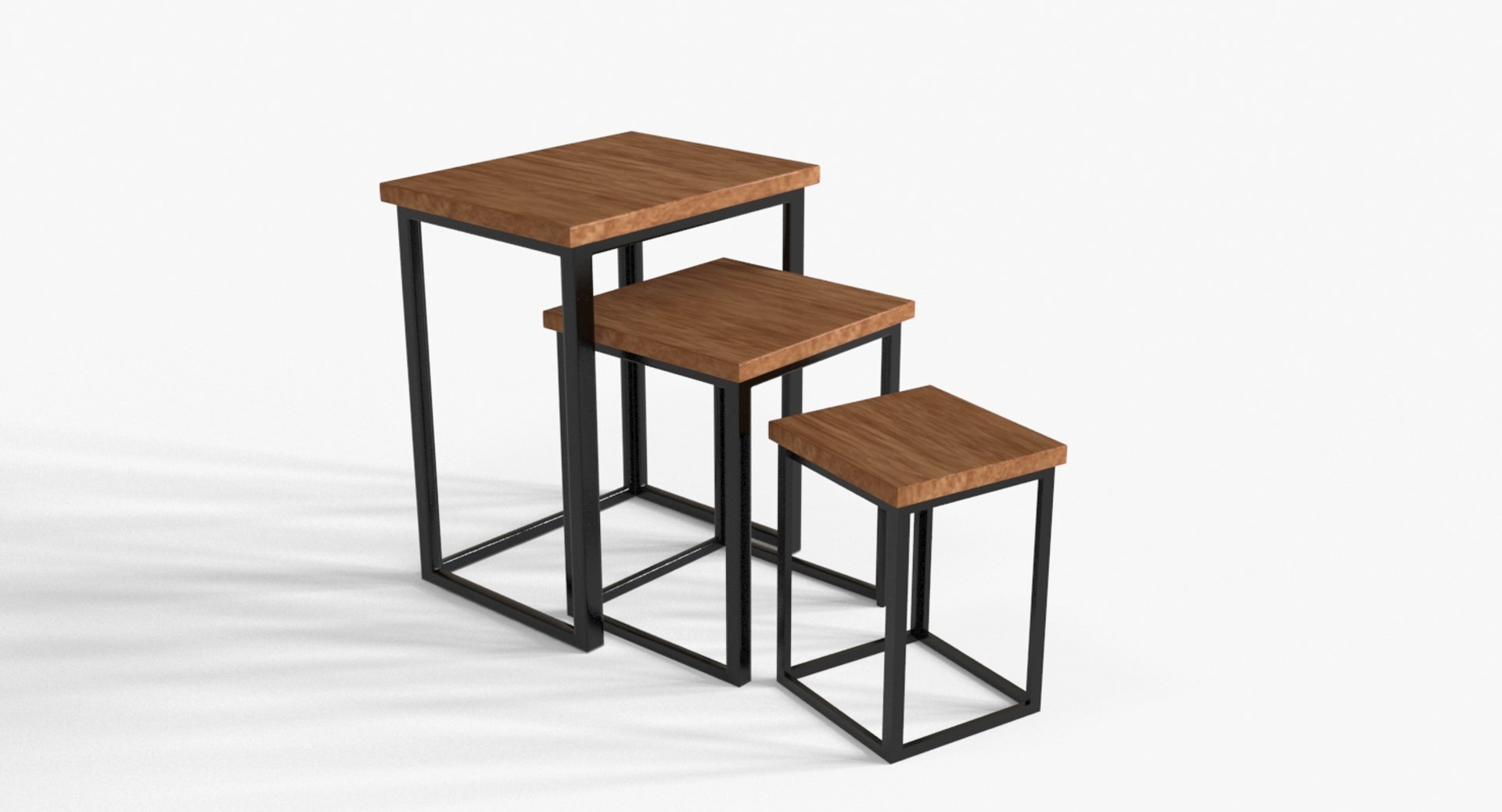 Nesting Tables 3D Model - TurboSquid 1403240