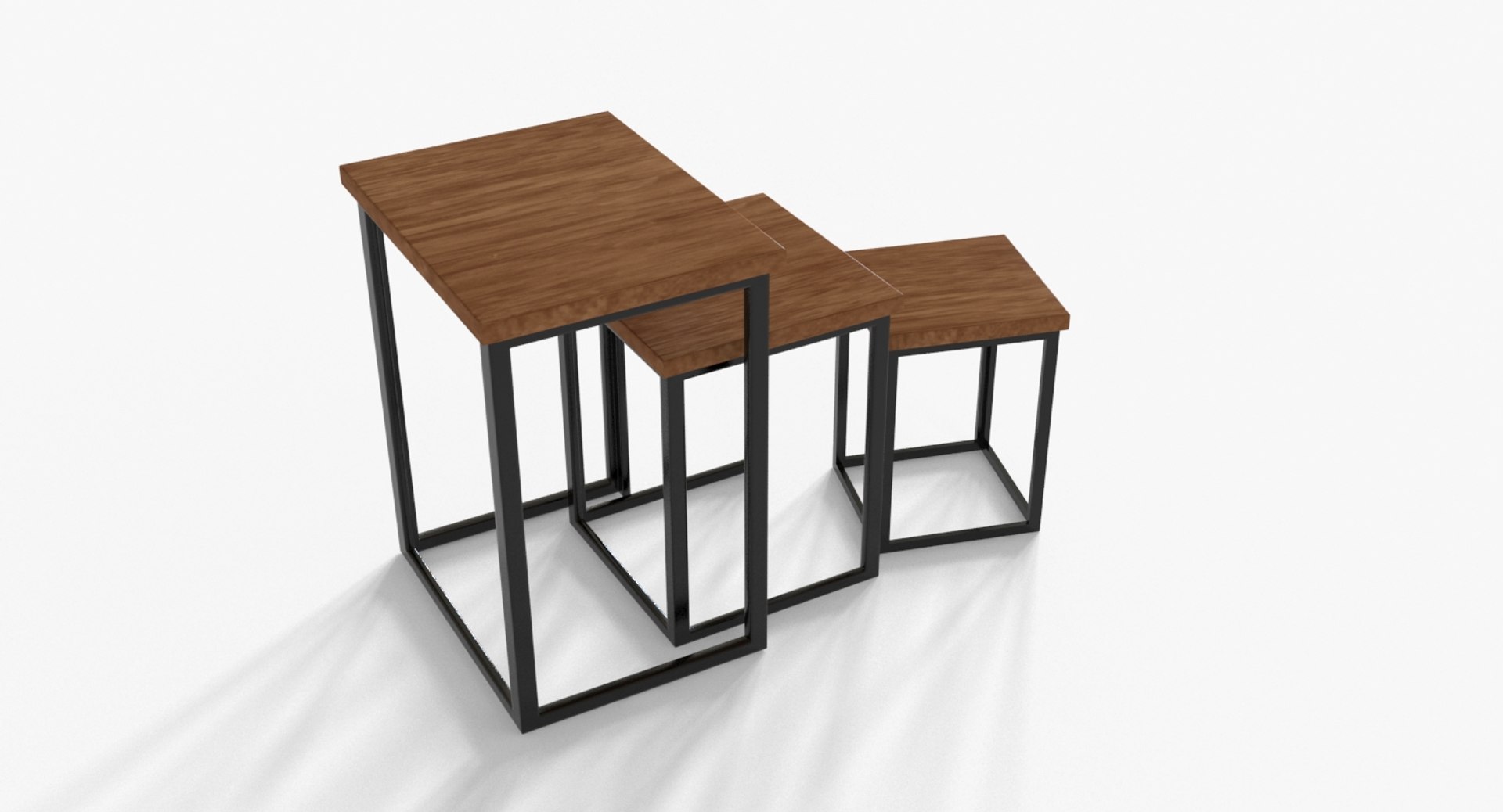 Nesting Tables 3D Model - TurboSquid 1403240