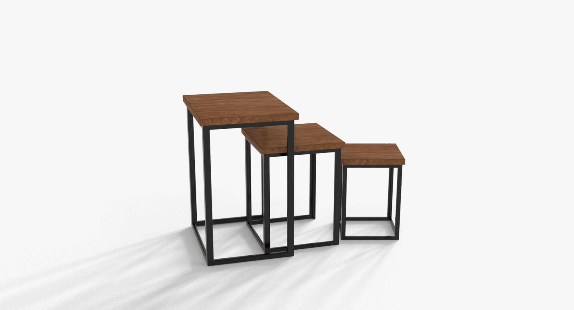 Nesting Tables 3D Model - TurboSquid 1403240