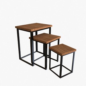 3D Nesting Table Models - Browse & Download Formats - TurboSquid