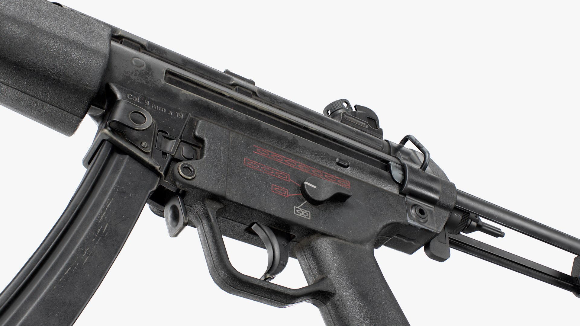 Heckler and Koch MP5 and MP5SD Low Poly 3D - TurboSquid 1924985