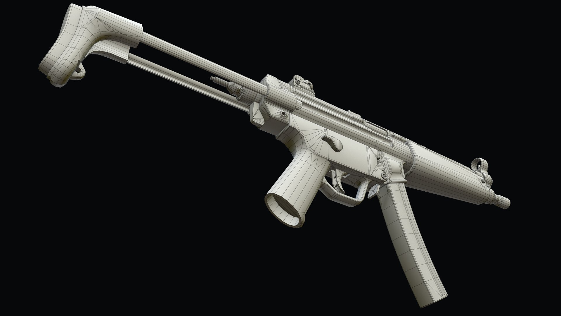 Heckler and Koch MP5 and MP5SD Low Poly 3D - TurboSquid 1924985