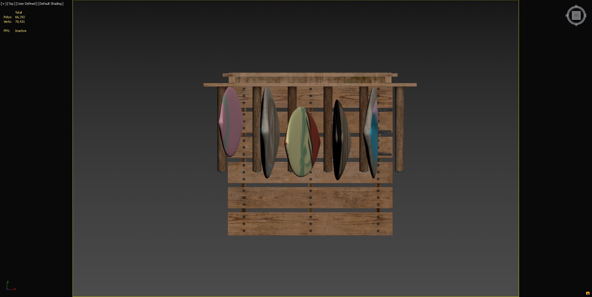 Surfboard Rack 3D Model - TurboSquid 2012320